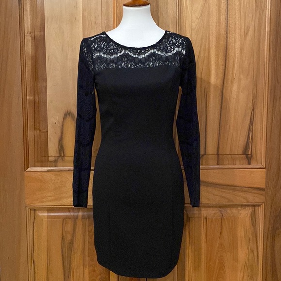 Jessica Simpson | Dresses | Jessica Simpson Black Bodycon Dresseyelash ...